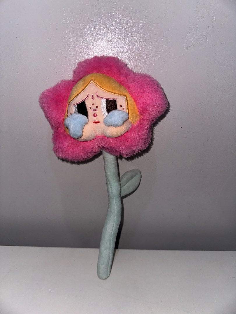 Cry Baby Flower Plush Rouge Pink, Hobbies & Toys, Toys & Games on Carousell