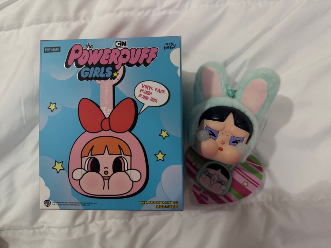 Cry Baby Powerpuff Girls Face Plush Keychain, Hobbies & Toys ...