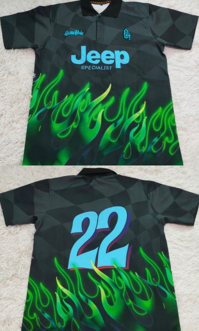 DADDYHOOD FNF GREEN FLAME, Men's Fashion, Activewear on Carousell