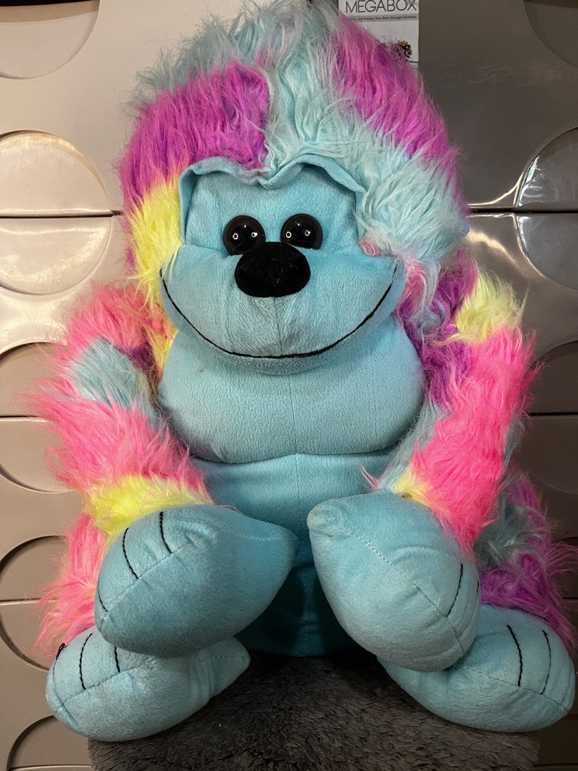 Dave and Busters Rainbow Gorilla x Monkey Lifesize x Jumbo Size Plush ...