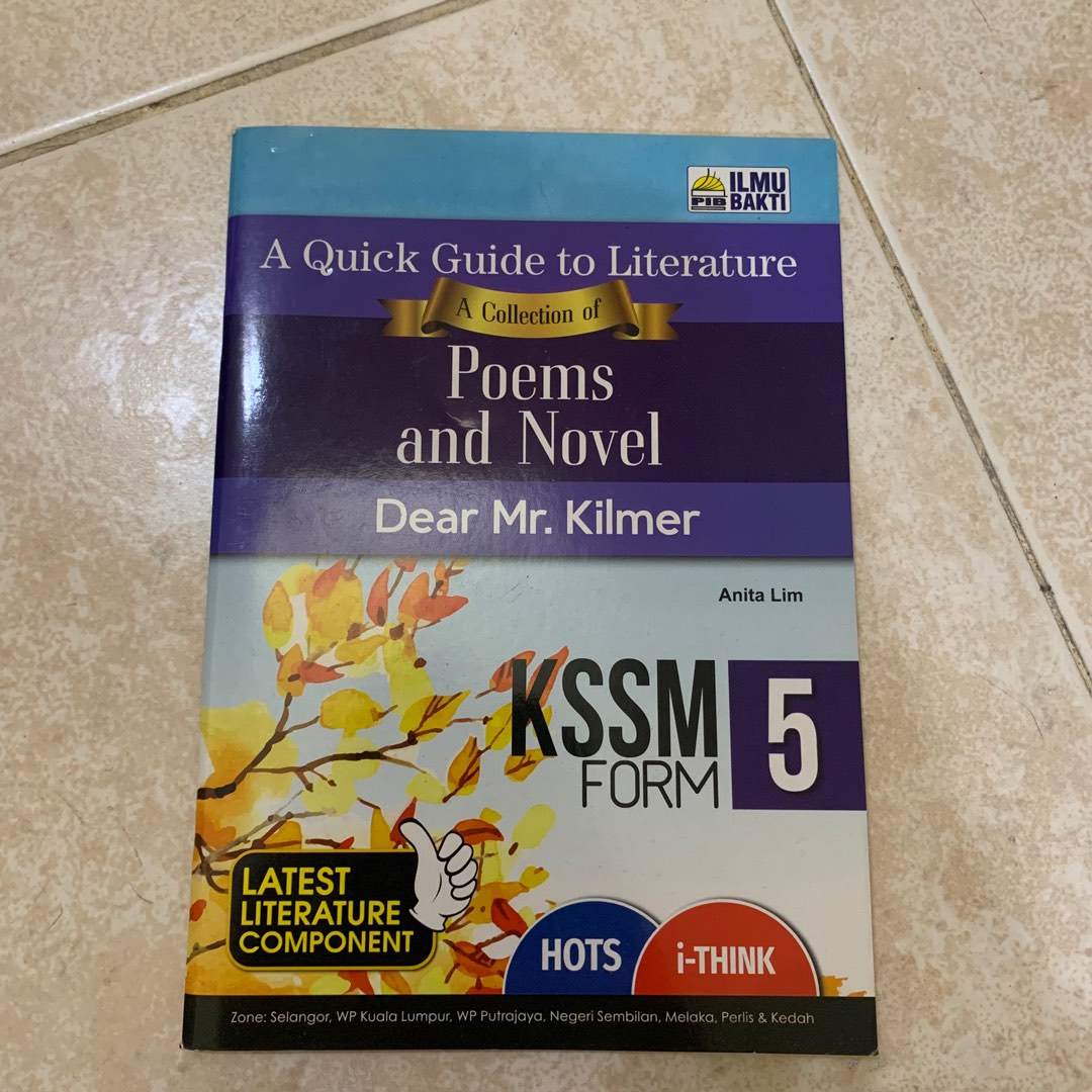 Dear Mr. Kilmer SPM Form 5 Poem Book, Hobbies & Toys, Books & Magazines ...