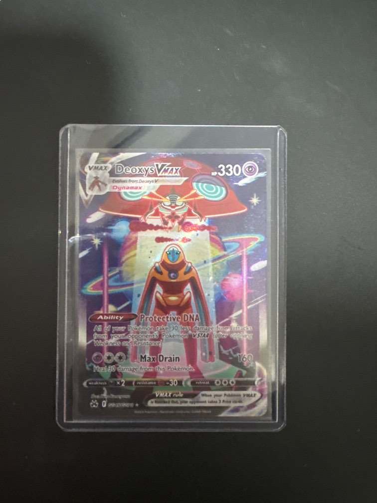 Deoxys V Max, Hobbies & Toys, Toys & Games on Carousell
