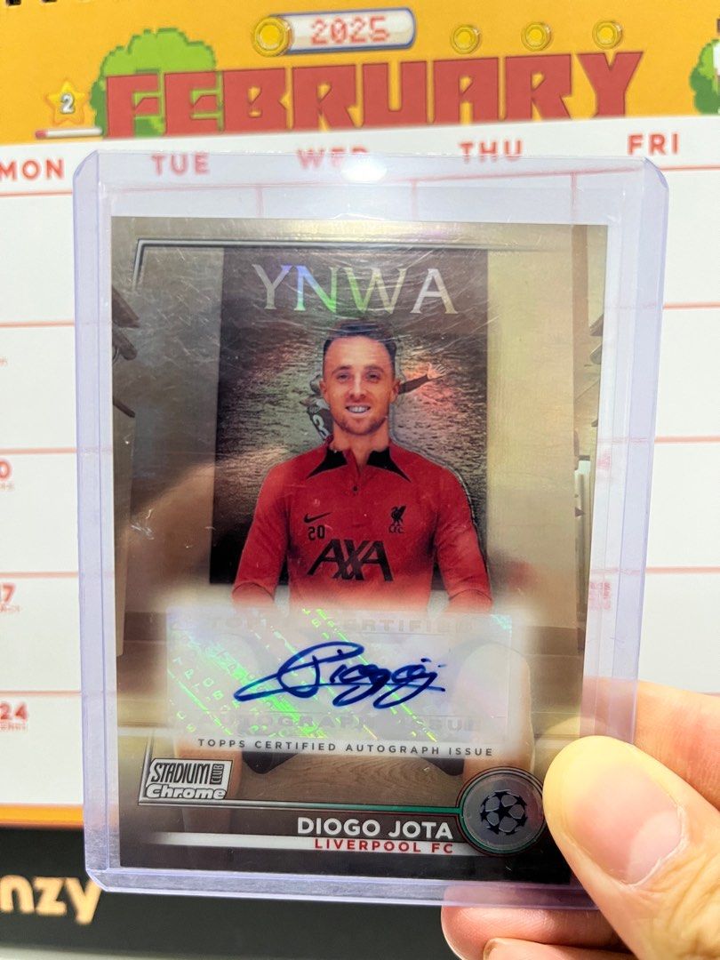 Liverpool soon-to-be winner Diogo Jota (Perfect Autograph) with You ...