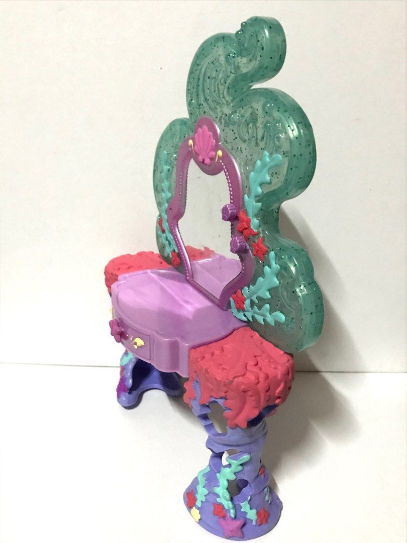 Disney Little Mermaid Ariel Vanity Table 10 inches tall, Hobbies & Toys ...