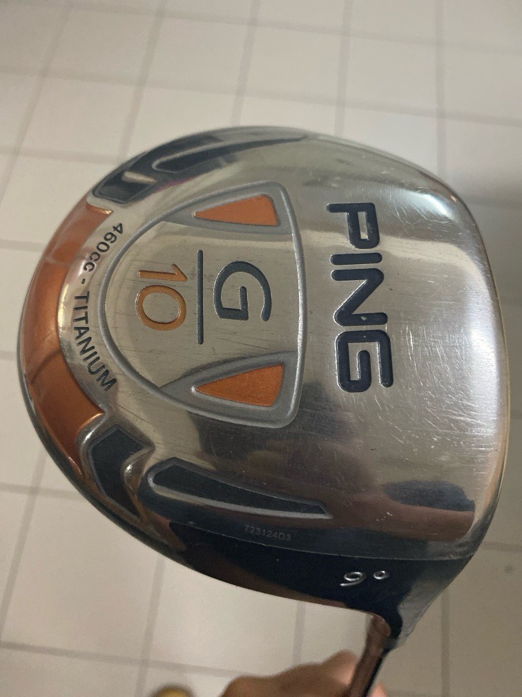 Driver Ping G10 460cc - Titanium 9 Degree, Sports Equipment, Sports ...