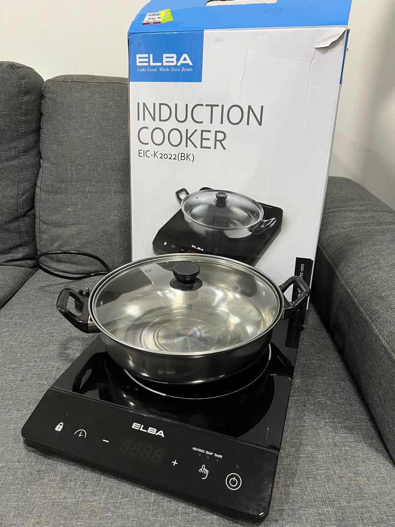 Elba Induction cooker with pot (for Hotpot), TV & Home Appliances ...