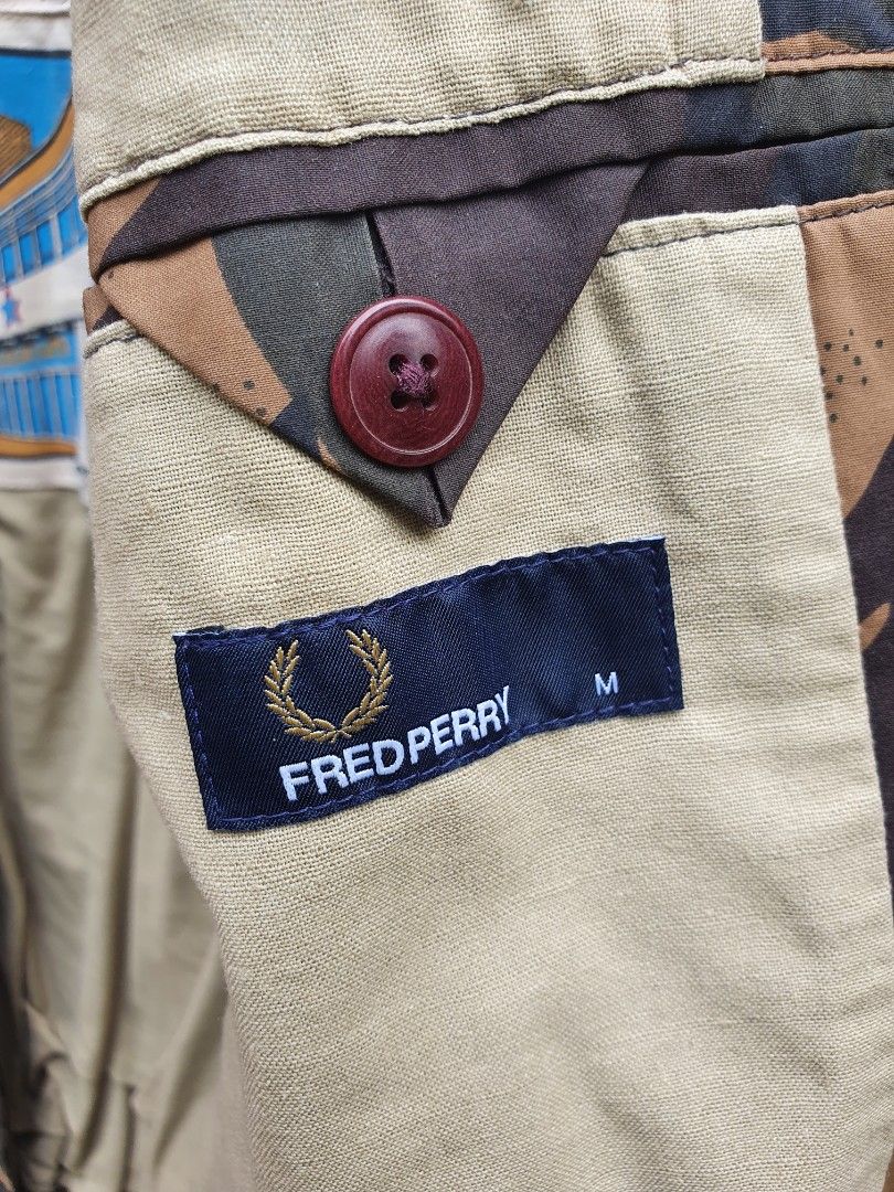 Fred Perry Camo Margate On The Run Bomber Jacket, Men's Fashion, Coats ...