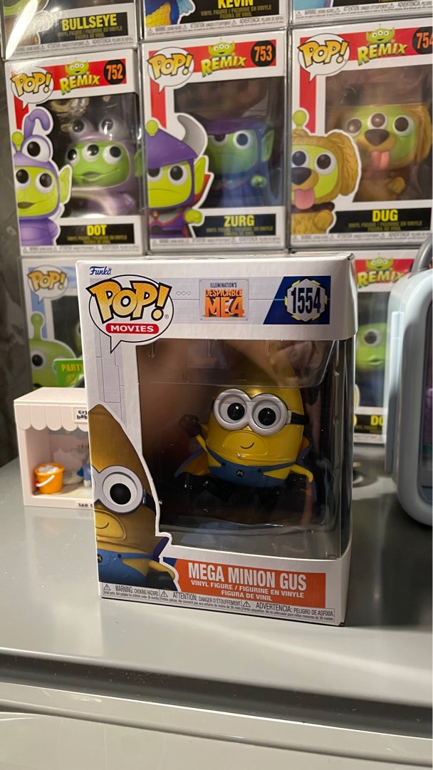 Funko POP! #1554 Despicable Me 4 Mega Minion Gus, Hobbies & Toys, Toys ...