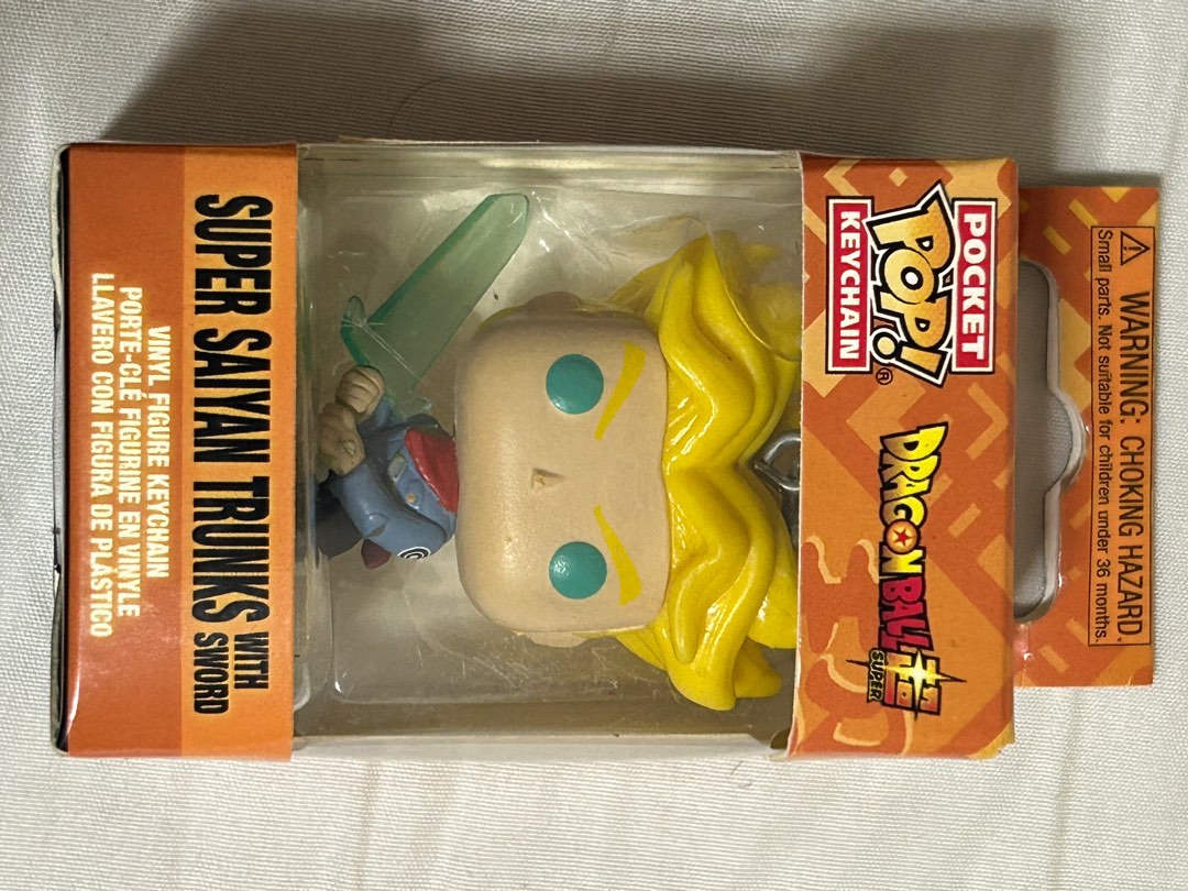 Funko Pop Keychain Super Saiyan Trunks with Sword, Hobbies & Toys, Toys ...
