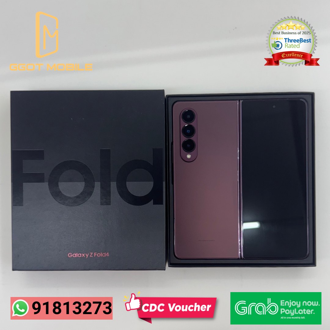 Galaxy Z Fold 4 Burgundy 512GB, Mobile Phones & Gadgets, Mobile Phones ...