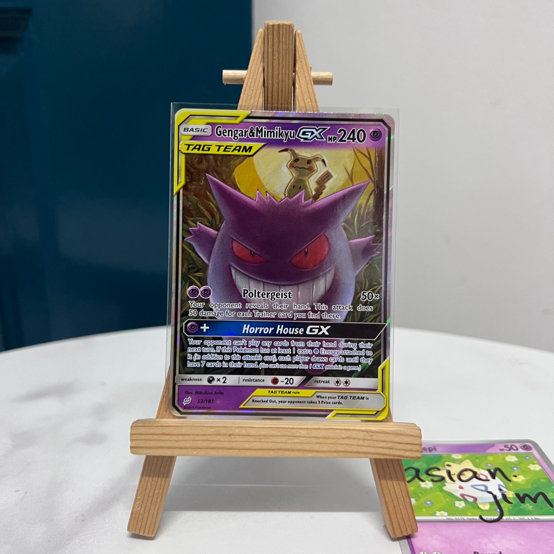 Gengar & Mimikyu GX 53/181 Sun & Moon: Team Up Ultra Rare NM, Hobbies & Toys, Collectibles ...