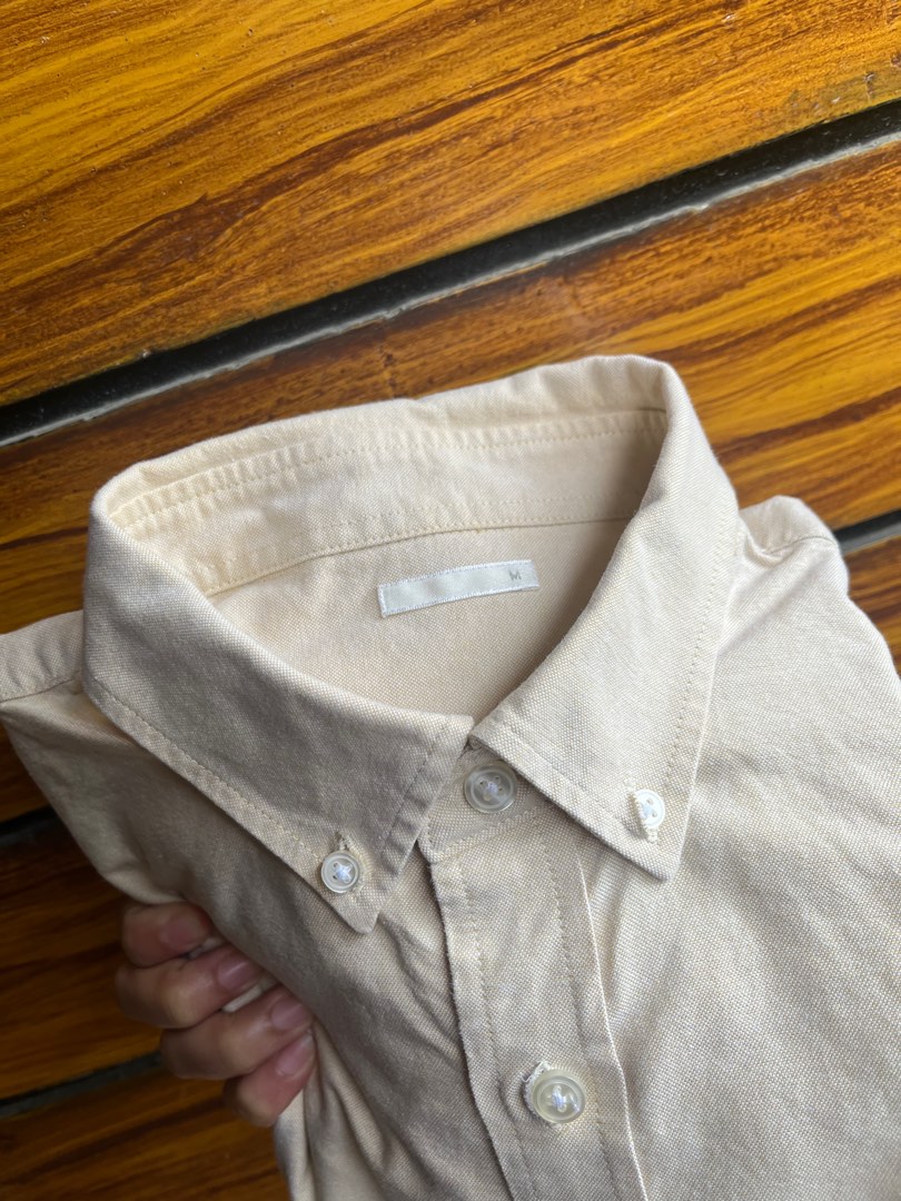 GU Men's Oxford Long Sleeve, Men's Fashion, Tops & Sets, Formal Shirts ...