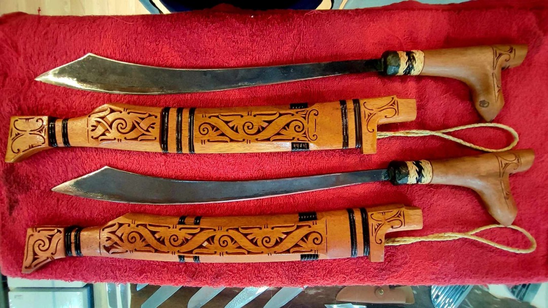 Handmade Parang ilang Penan Native of Sarawak, Borneo, Hobbies & Toys ...