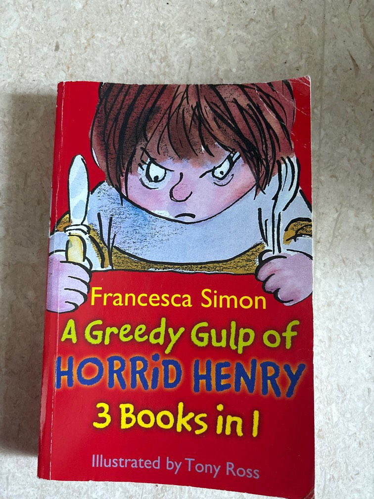 Horrid Henry 3 in 1 books, Hobbies & Toys, Books & Magazines, Fiction ...