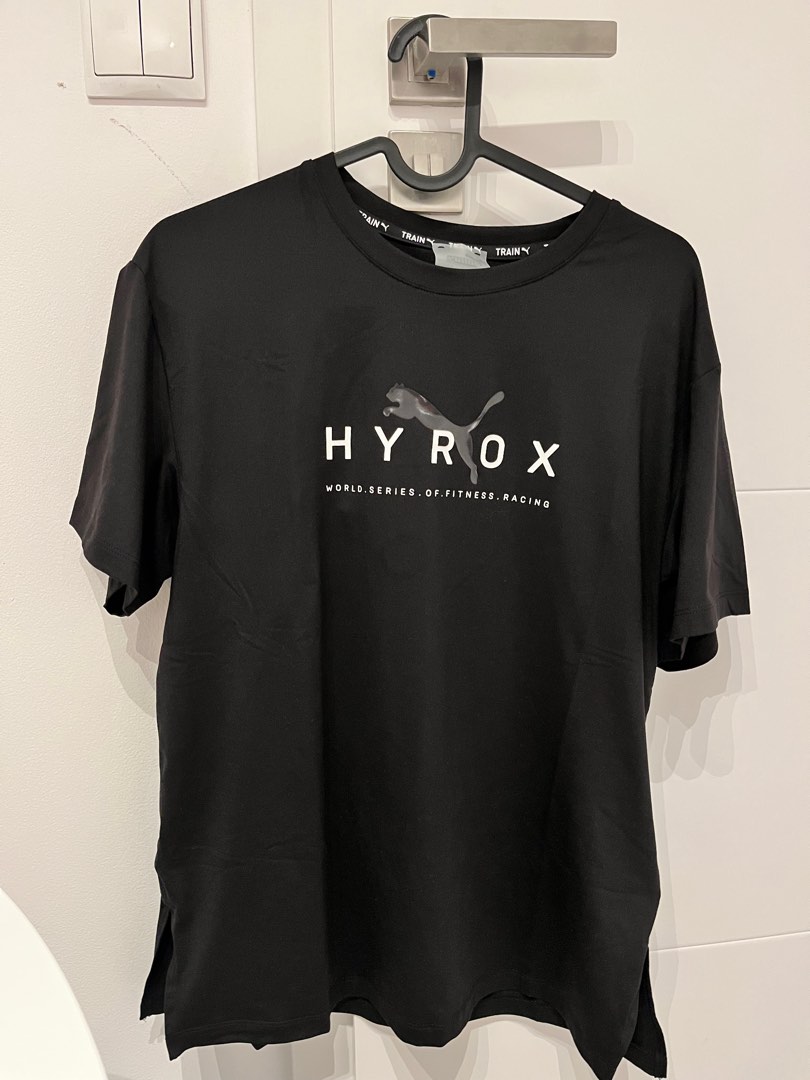 HYROX Black Cloudspun T Shirt (Dri Fit Material) BNWT, Women's Fashion ...