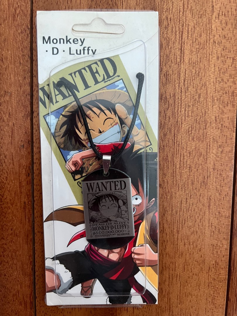 Iconic Keychains Monkey D. Luffy Wanted Poster Keychain, Hobbies & Toys ...