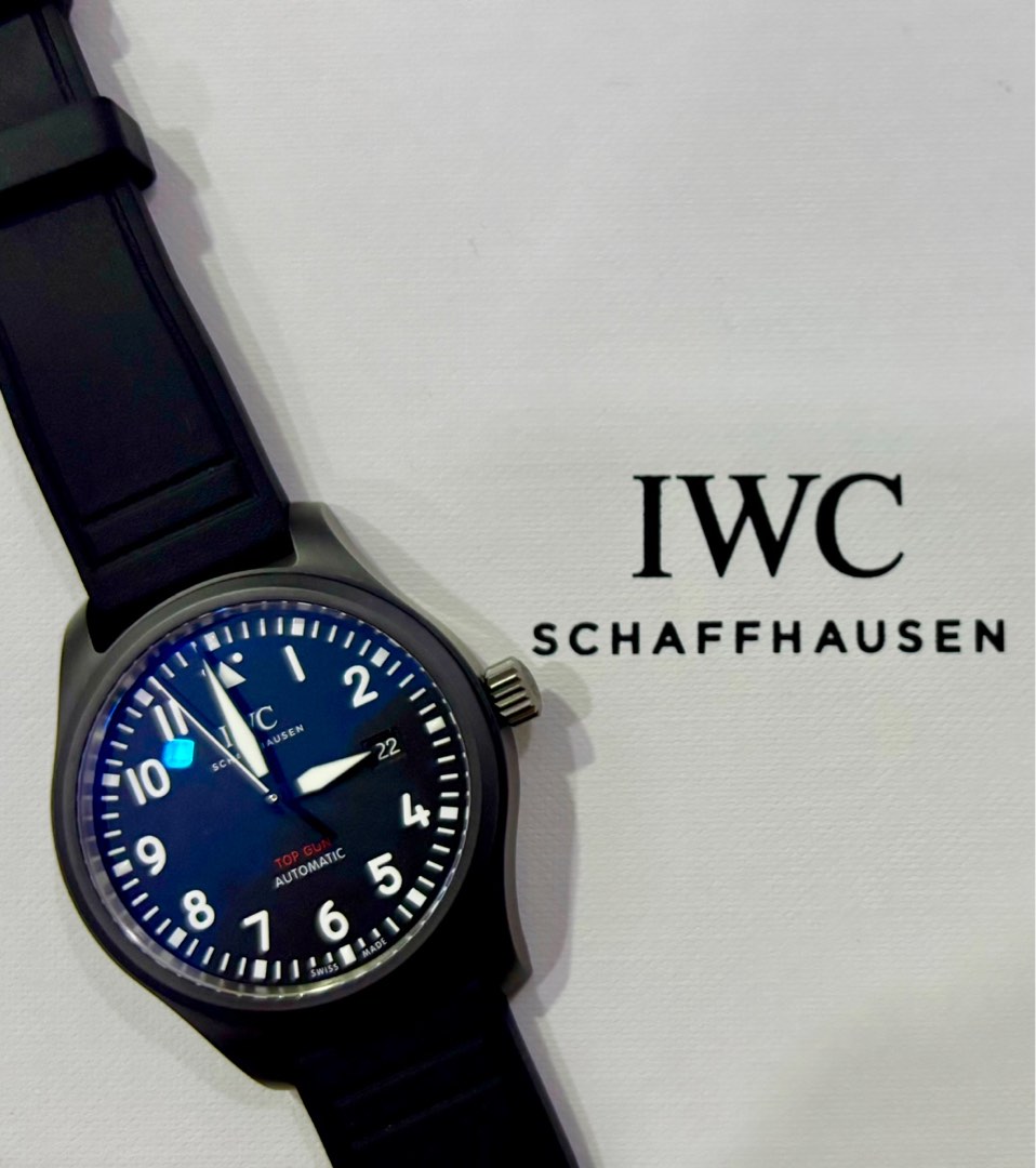 IWC Pilot Top Gun Ceramic IW326906, Luxury, Watches on Carousell