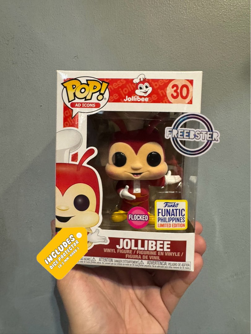 Jollibee Funko Pop (Jollibee Flocked Funko Pop), Hobbies & Toys, Toys ...
