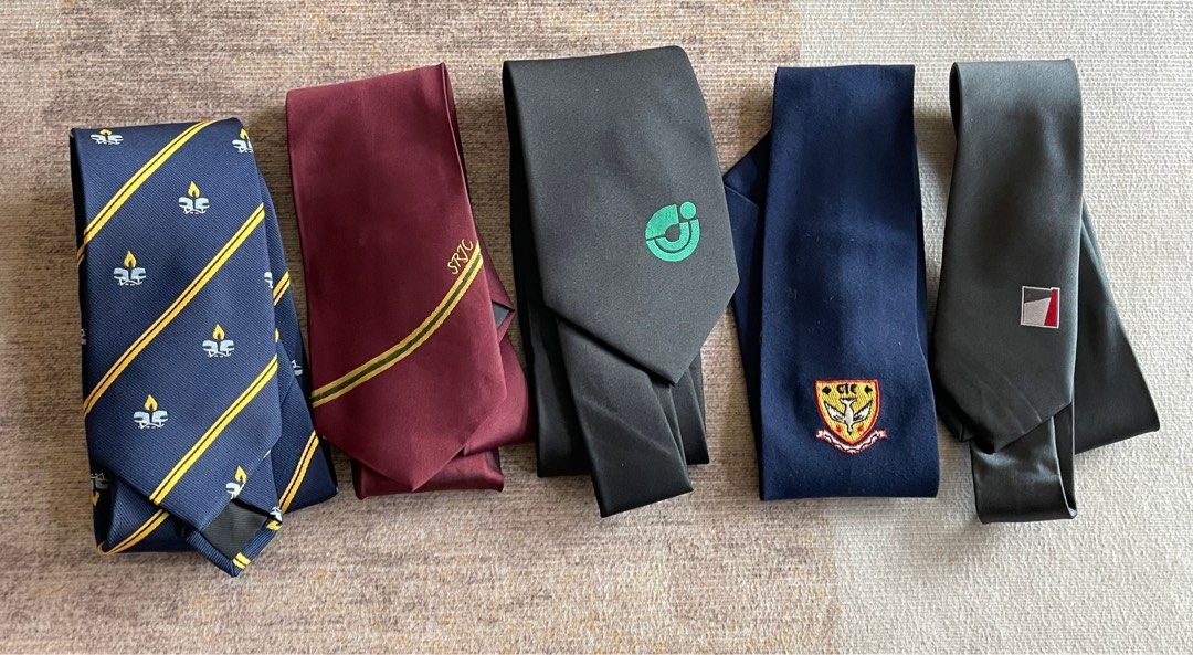 Junior College School Uniform Tie - AJC / SRJC / JJC / CJC / PJC, Men's ...