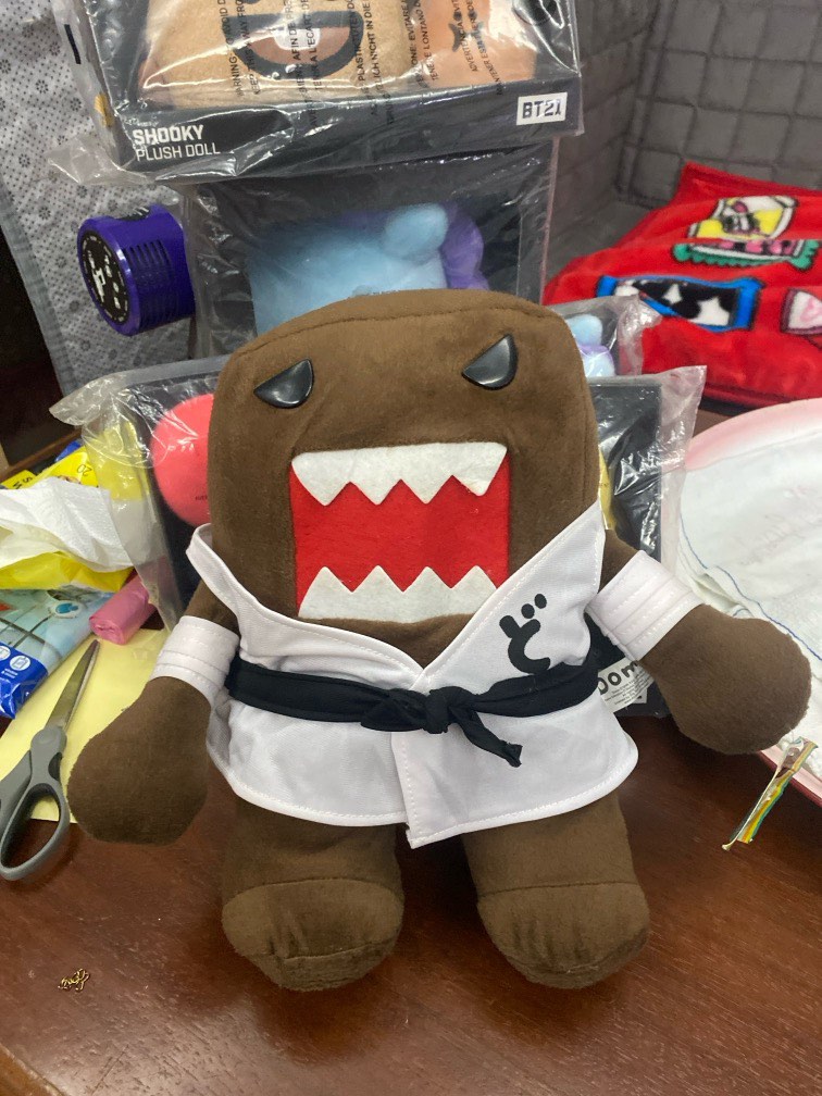 Karate Boy Domo Large Plush, Hobbies & Toys, Toys & Games on Carousell