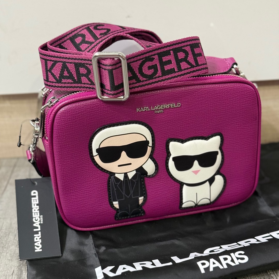 Karl Lagerfeld camera Bag, Luxury, Bags & Wallets on Carousell