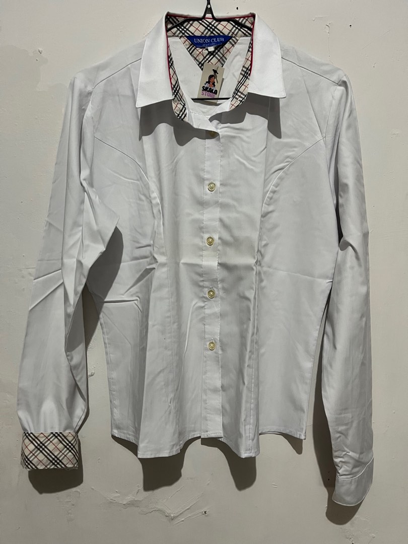 Kemeja Putih korean school uniform (BACA DESKRIPSI DI BAWAH), Fesyen ...