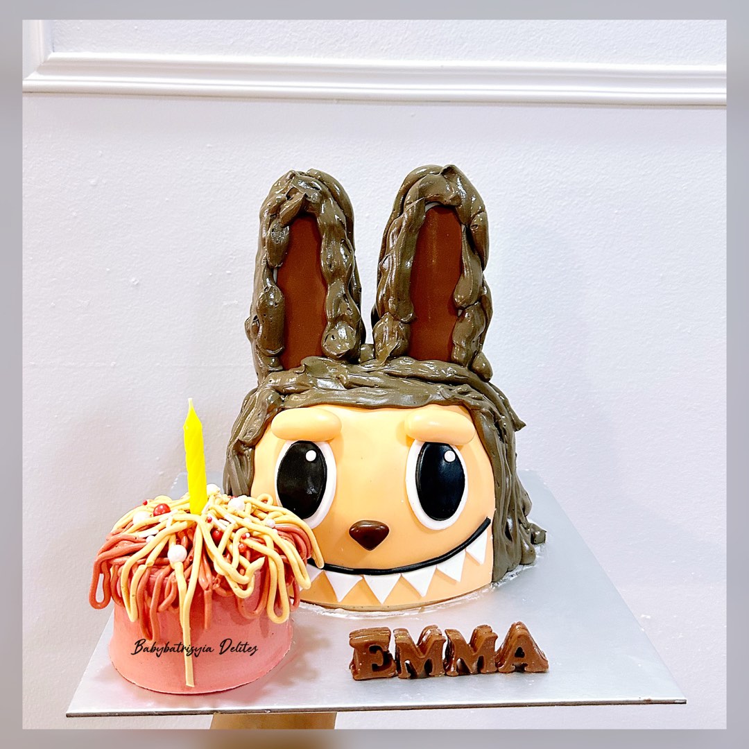 Labubu Cake, Food & Drinks, Homemade Bakes on Carousell