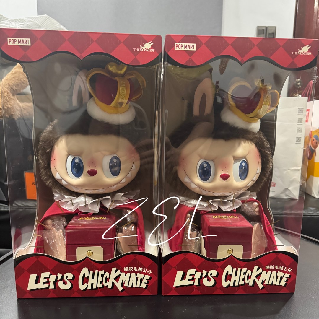 Labubu Checkmate popmart, Hobbies & Toys, Toys & Games on Carousell