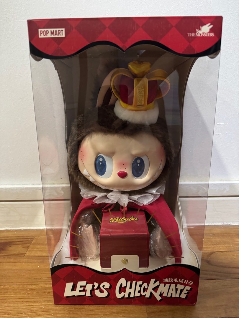 Labubu let’s Checkmate (King), Hobbies & Toys, Toys & Games on Carousell