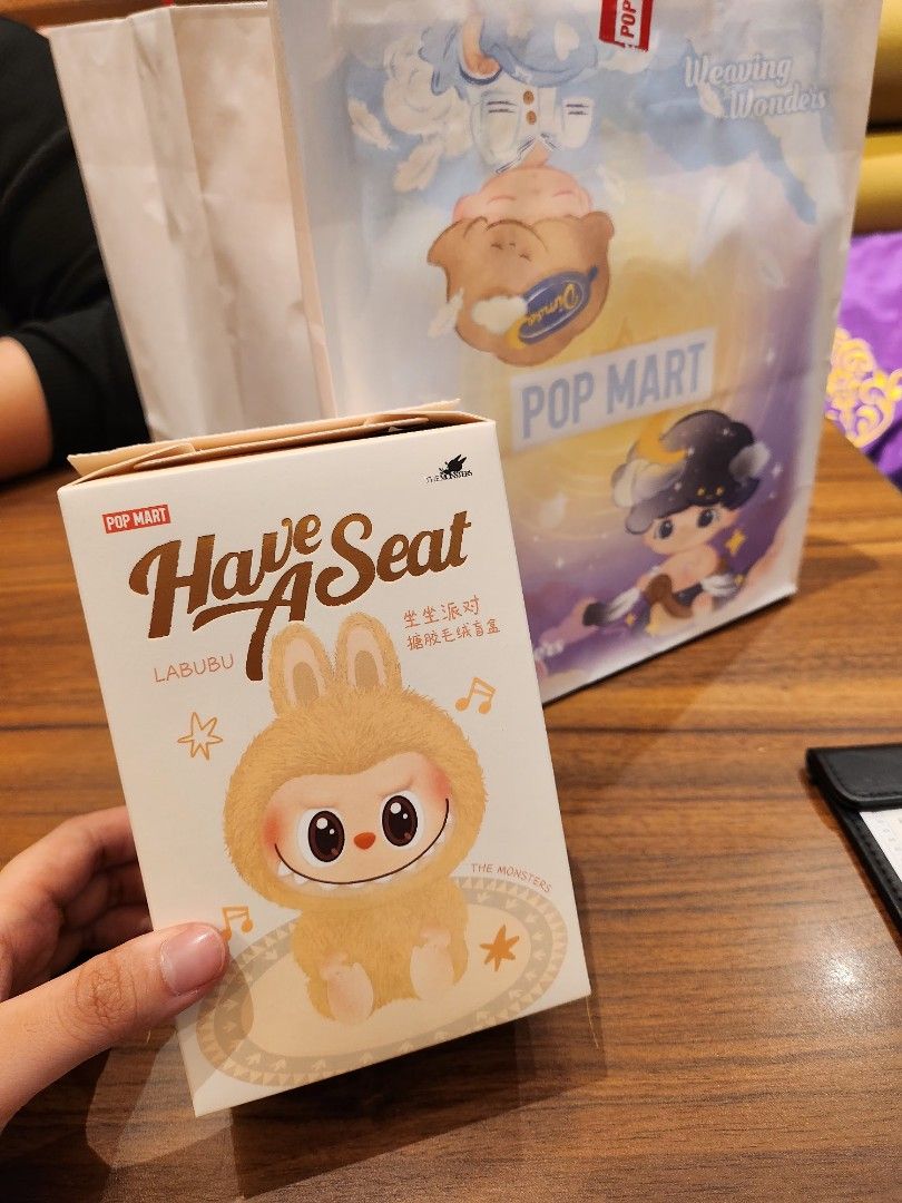 Labubu V2 Original PopMart, Hobbies & Toys, Toys & Games on Carousell