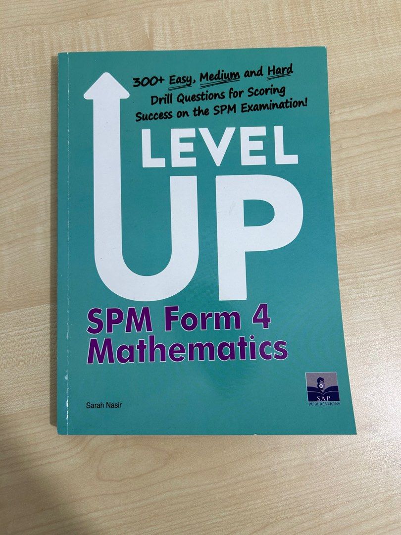 Level Up SPM Form 4 Maths, Hobbies & Toys, Books & Magazines ...