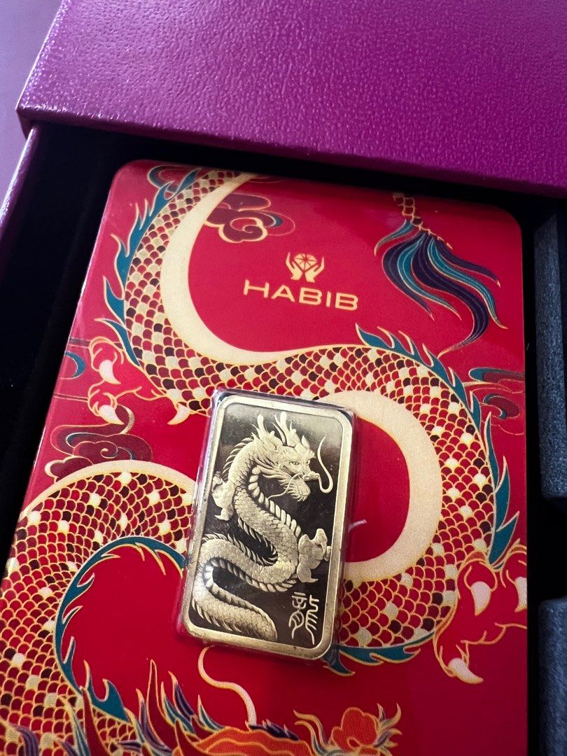 HABIB 2024 Dragon 5g LBMA Gold Bar Emas - Limited Edition, Hobbies & Toys, Collectibles ...