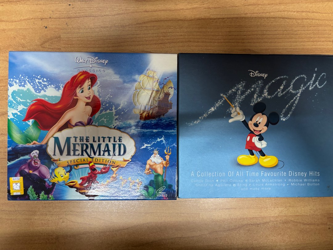 Little Mermaid VCD and Disney songs CD, Hobbies & Toys, Music & Media ...