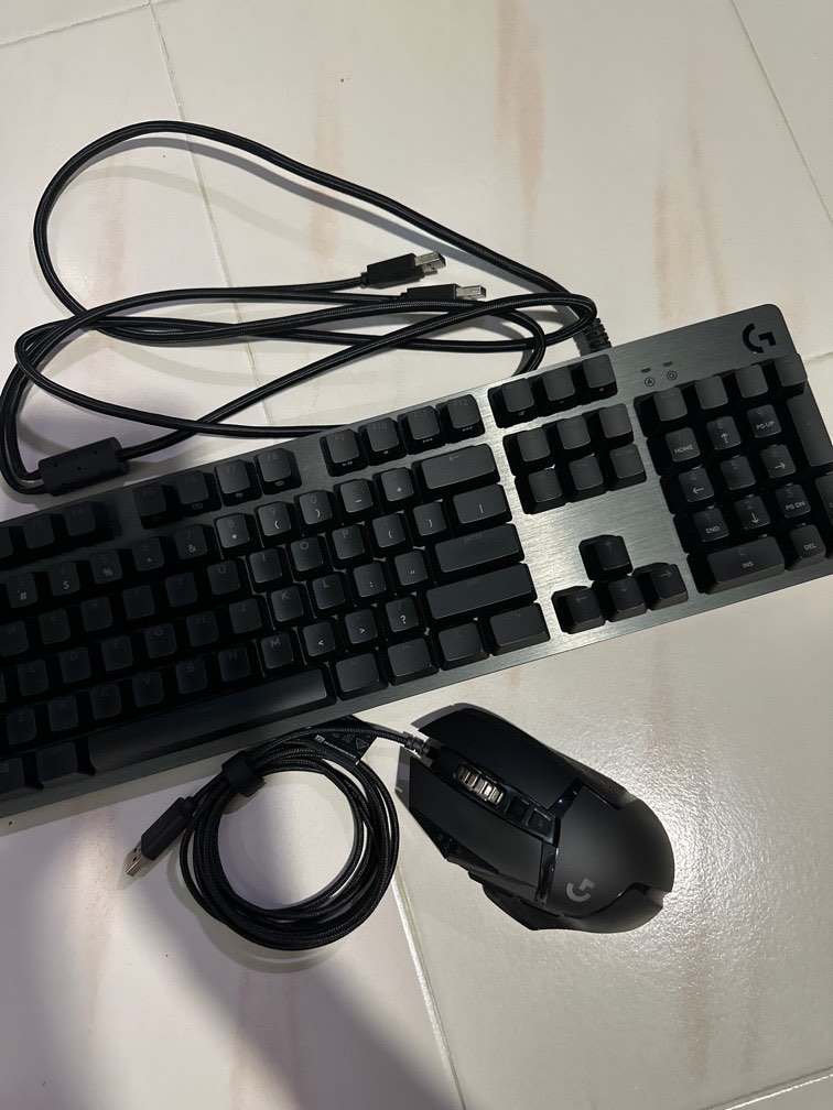 Logitech G512 Linear (Red) & G502 Hero, Computers & Tech, Parts & Accessories, Computer Keyboard ...