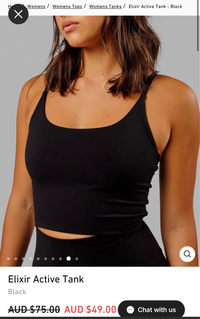 LSKD Elixir Active Tank, Women's Fashion, Activewear on Carousell