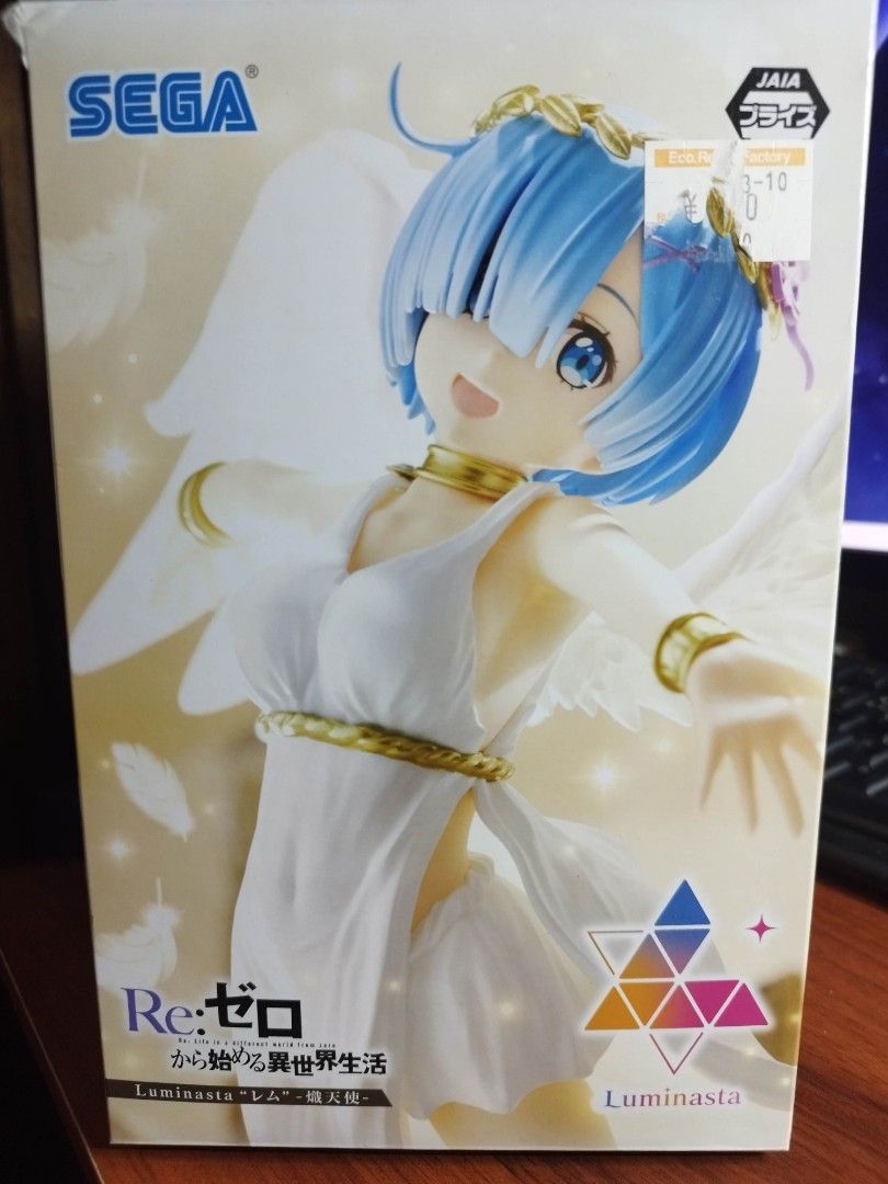 Luminasta Re Zero Starting Life in Another World Rem Seraphim Figure ...