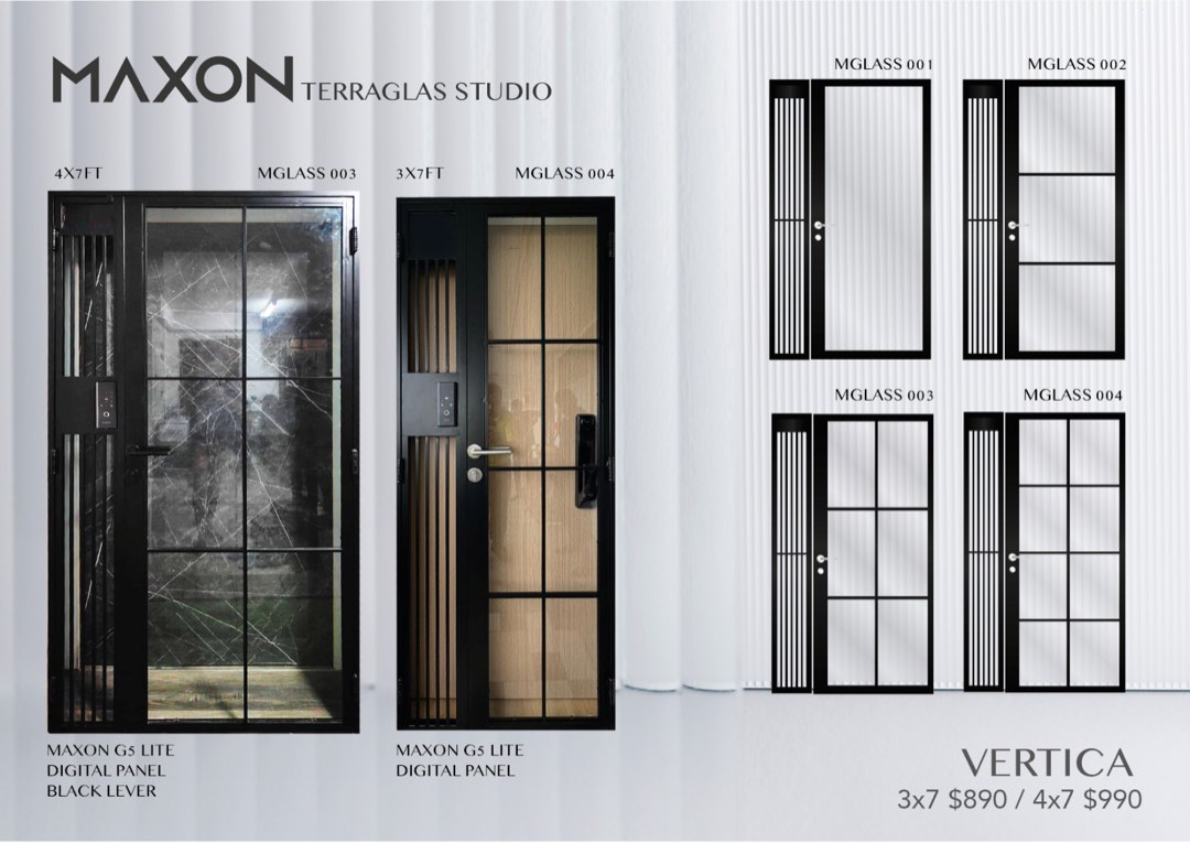 MAXON GLASS GATES - DIRECT FACTORY GATES, Furniture & Home Living ...