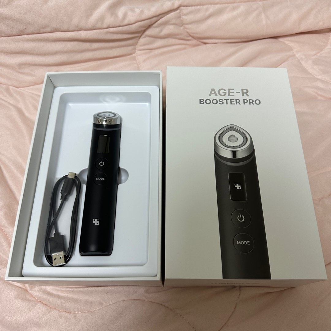 Medicube AGE-R Booster Pro (Black), 美容＆個人護理, 健康及美容 - 皮膚護理, 面部 - 面部護理 ...