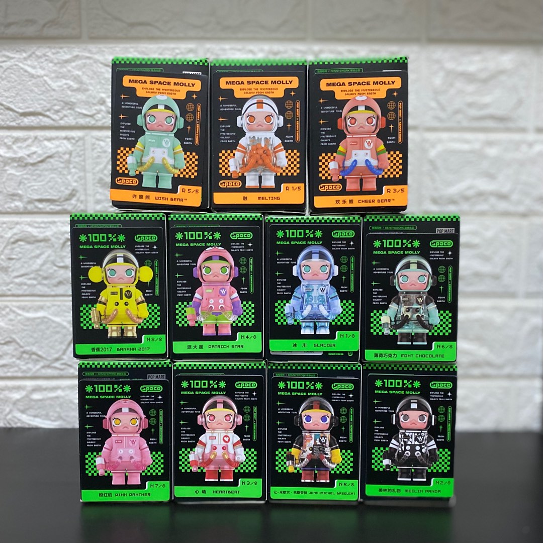 Mega Space Molly 100% V2 S2 Version Series 2 Set A B, Hobbies & Toys ...