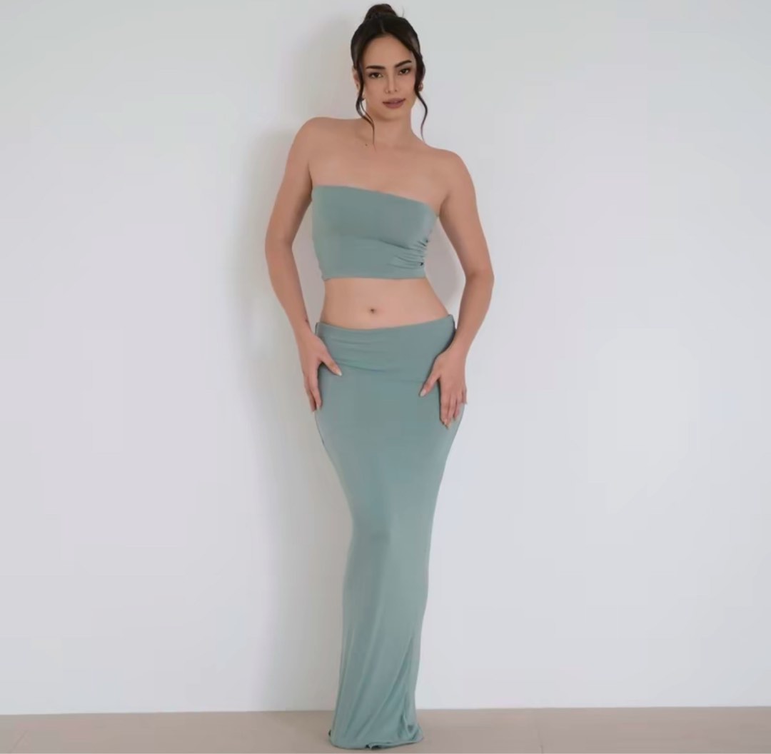 Mera Chiara + Roberta Maxi Skirt Combo, Women's Fashion, Dresses & Sets ...