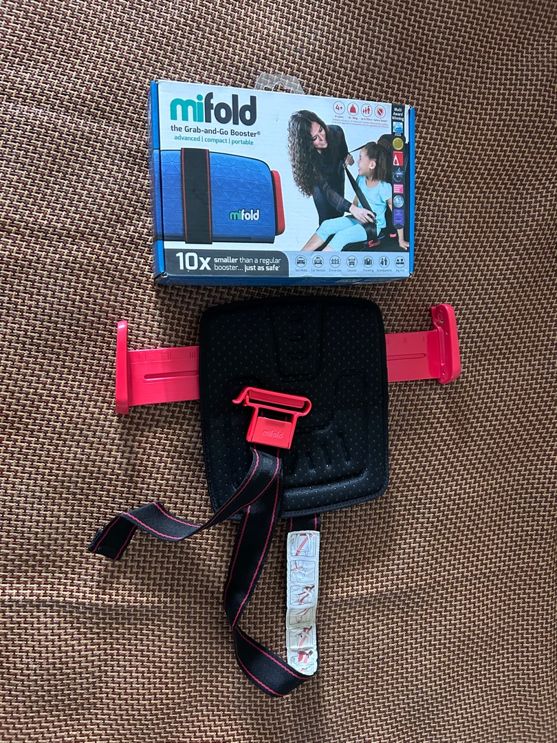 LTA approved Mifold portable booster chair, Babies & Kids, Going Out ...