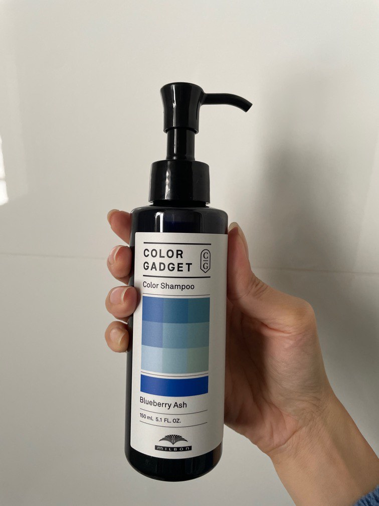 Milbon Color Gadget Shampoo Blueberry Ash, Beauty & Personal Care, Hair ...