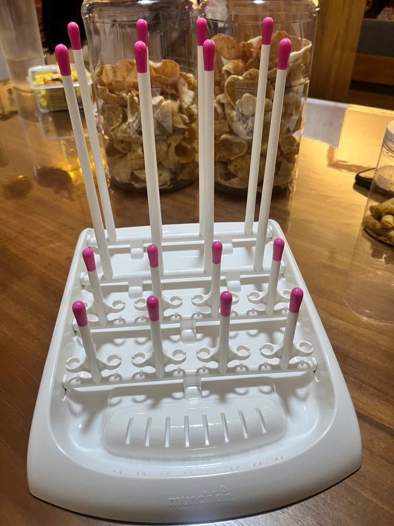 Milk bottle drying rack, Babies & Kids, Nursing & Feeding ...