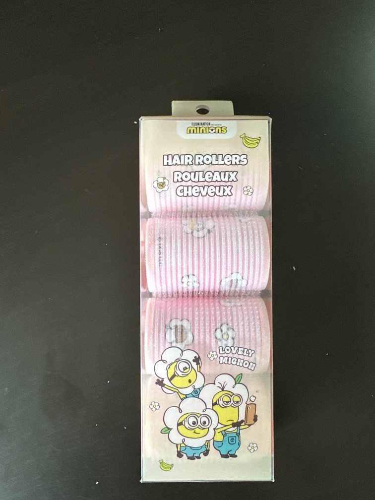 Miniso Minion 4pcs Hair Roller, Women's Fashion, Watches & Accessories ...
