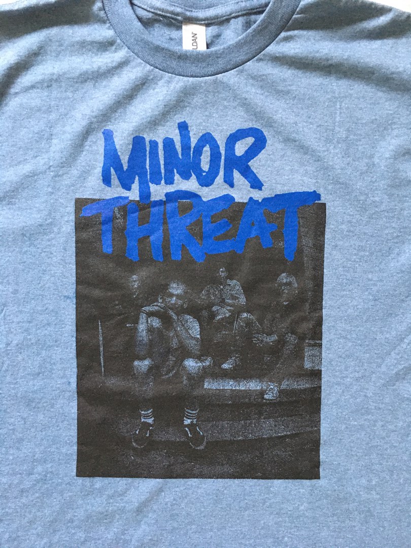 MINOR THREAT T SHIRT IAN MACKAYE BAND GROUP FUGAZI DISCHORD Snapcase ...