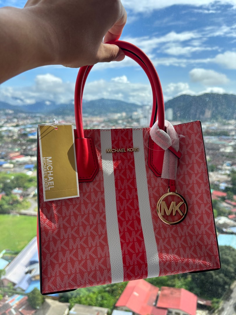 MK Red MD Messenger, Luxury, Bags & Wallets on Carousell