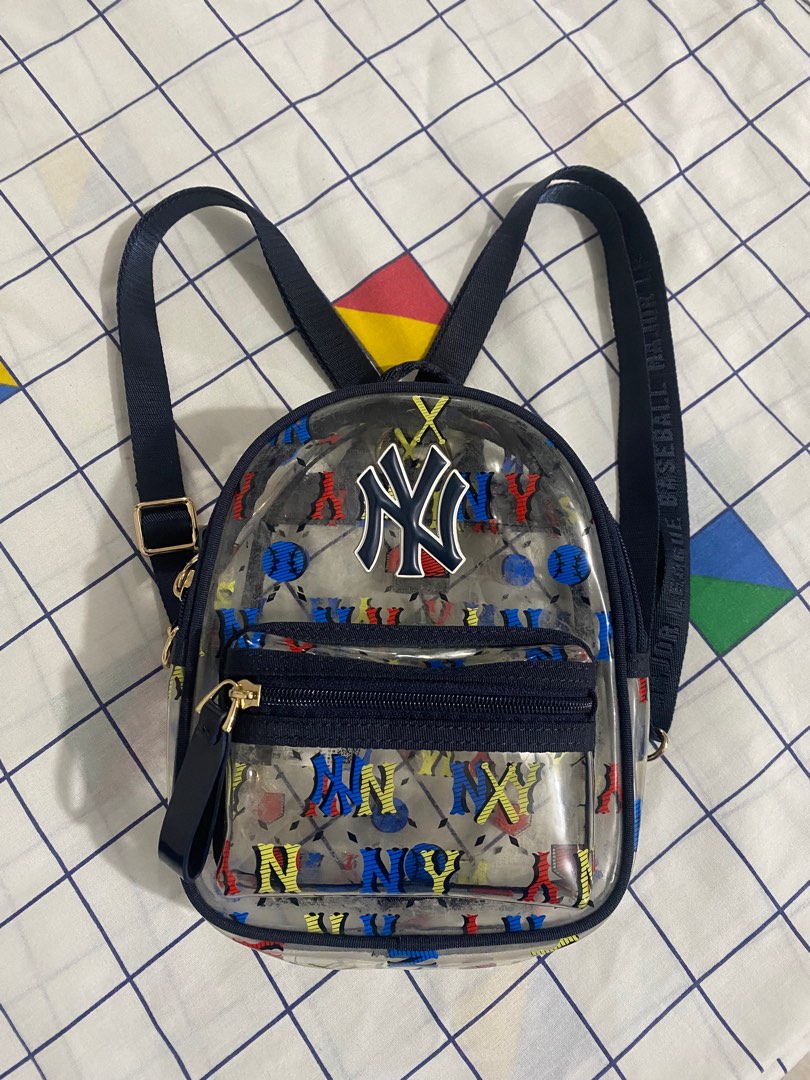 MLB NY MONOGRAM CLEAR BEBEBOO MINI BACKPACK, Women's Fashion, Bags ...