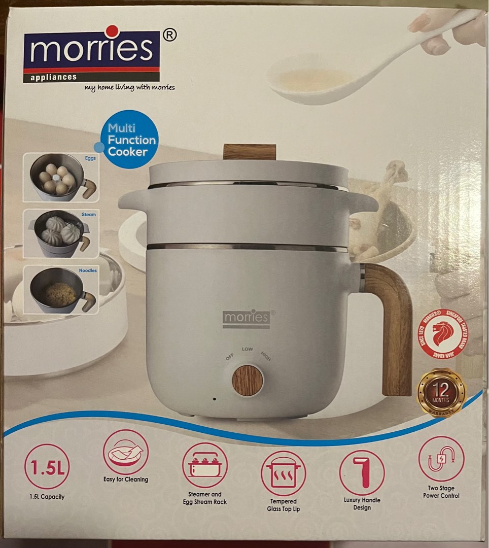 Morries 1.5L multi function cooker, TV & Home Appliances, Kitchen ...