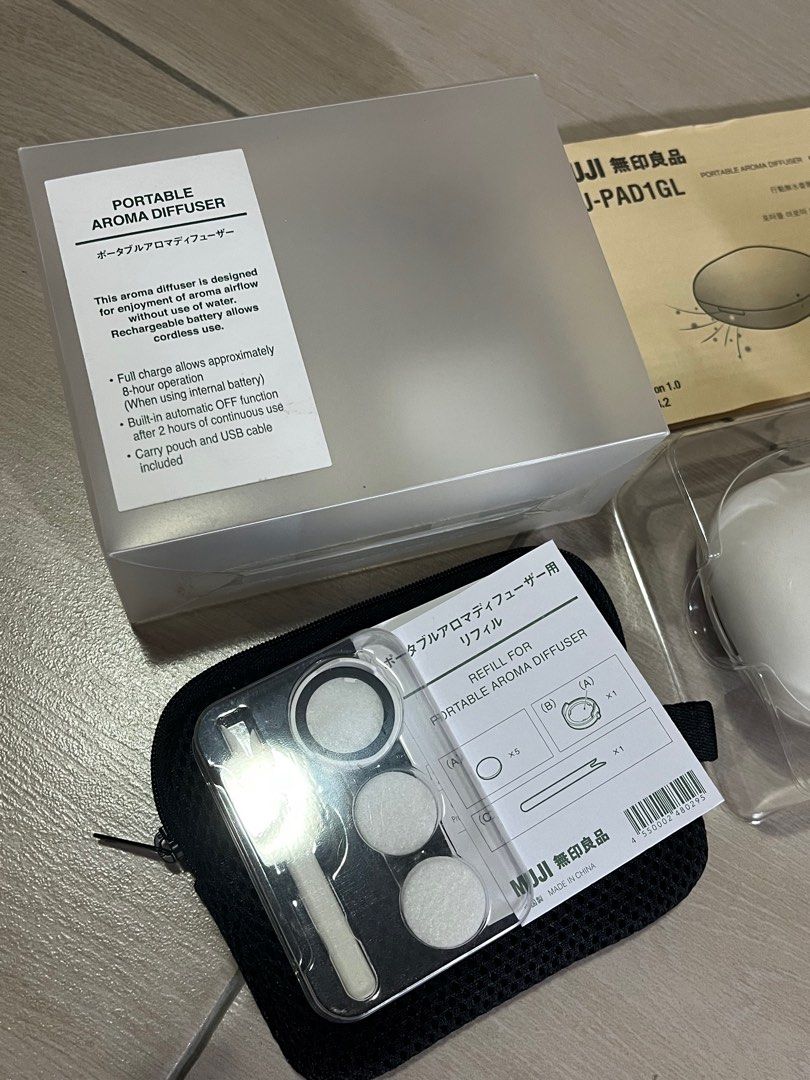 Muji portable aroma diffuser, Furniture & Home Living, Home Fragrance ...