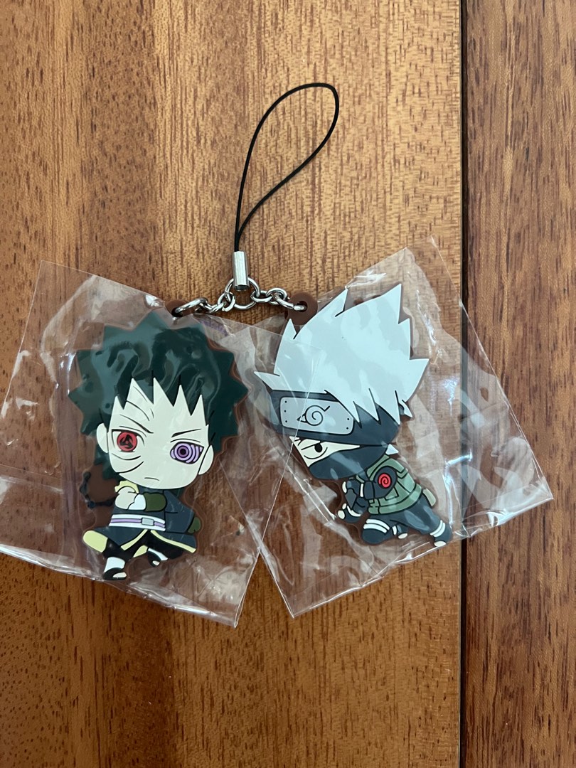 NARUTO China Ichiban Kuji Kakashi Obito Rubber Strap, Hobbies & Toys ...